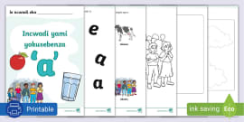 Incwadi yami yokusebenza –'i' (teacher made) - Twinkl