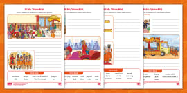 Sikh Vaisakhi Colouring Cards (teacher made) - Twinkl