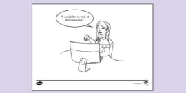 PC Colouring Sheet | Printable Colouring Sheets | Twinkl