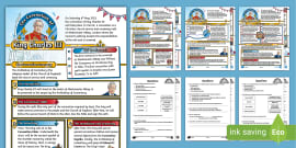 UKS2 The Legend of Robin Hood Reading Comprehension Activity