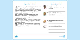 LKS2 Wildlife Wipeout Daily News 60-Second Read Activity Cards