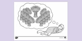 FREE! - Wheat Sheaf Colouring | Colouring Sheet - Twinkl