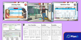 👉 Y5 DiM: Step 5 Read and Interpret Timetables Teaching Pack