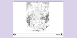 Copan Colouring Sheet (teacher made) - Twinkl