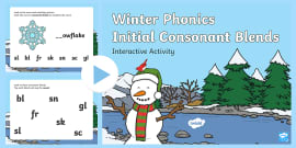 Initial Consonant Blends PowerPoint (creat de profesori)
