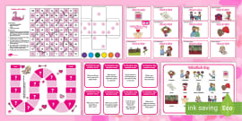 ESL Valentine's Day Idiom Matching Worksheet - Twinkl