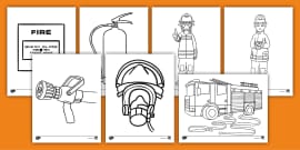 FREE! - Fire Safety Colouring Page | Colouring Sheets