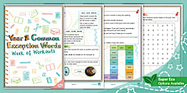 Year 2 Common Exception Words Games – Reading Resource
