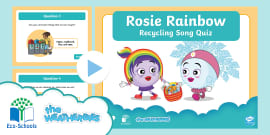 FREE! - The Weatherbies Rosie Rainbow Colouring Page