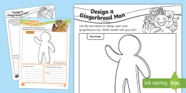 Gingerbread Designs - Make Your Own Gingerbread Man Activity