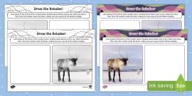👉 Reindeer Addition Worksheet (Teacher-Made) - Twinkl