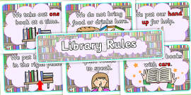 Back to School Library Display Signs - Primary Resources
