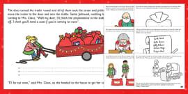 Christmas Eve PowerPoint- Santa's Busy Christmas Eve Story