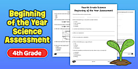 Fourth Grade Beginning of the Year ELA Spelling Assessment