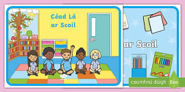 Ar Scoil A4 Display Poster Gaeilge (teacher made)