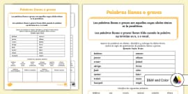 Actividades con palabras agudas / Twinkl USA (Teacher-Made)