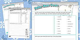 KS2 Polar Bear Fact File Template - Twinkl