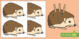 Hedgehog Spikes Counting Activity (teacher made)