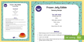 Messy Play - Edible Sensory Recipe Activities (teacher made)