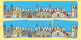 FREE! - Places of Worship Display Photos (teacher made)