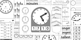 Classroom Clock Diagram Display Poster - Primary Resources