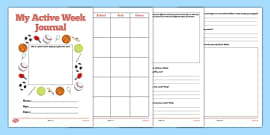 Active Week Homework Challenges (teacher made)