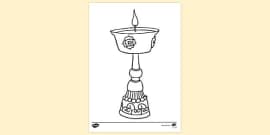 FREE! - Lamp Post Colouring Sheet | Colouring Sheets