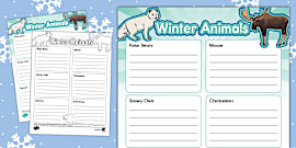 My Favorite Animal Fact File Template
