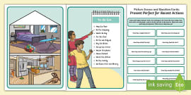 Present Perfect Tense Bingo (teacher made) - Twinkl