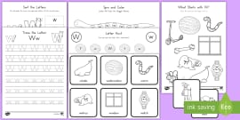 I Spy the Letter Activity Pack (teacher made)