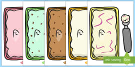 Ice Cream Shop Word Cards (teacher made)