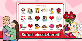 Valentins-ABC - Arbeitsblatt