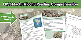 Machu Picchu Leaflet Template