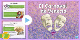 Presentación: El Carnaval en España (teacher made)