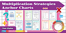 Anchor Charts Multiplication I Multiplication Strategies