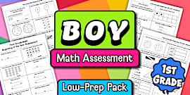 Third Grade Beginning of the Year Math Assessment - Twinkl