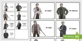 EAL An Inspector Calls Character Flash Cards (teacher made)