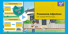 ESL Possessive Adjectives Interactive Quiz - Twinkl