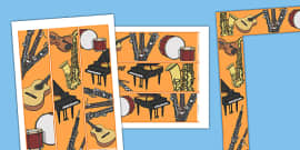 FREE! - Music Display Borders (teacher made)