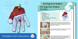 Salt Dough Reindeer Craft Activity | Christmas Crafts