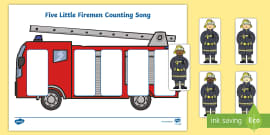 Design Your Own Fire Engine Worksheet (teacher made)