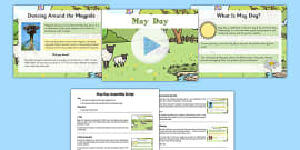 Fun May Day Worksheet | Colour By Numbers | Twinkl Resources