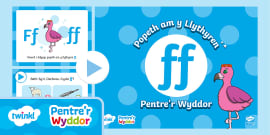 Pentre'r Wyddor: Popeth am y Llythyren a (teacher made)