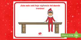 Hoja de actividad: Ficha del duende de navidad - Twinkl