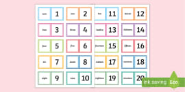 Number Washing Line (Hecho por educadores) - Twinkl