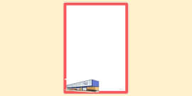 FREE! - Supermarket Checkout With Cashier Page Border