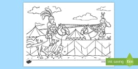 FREE! - EYFS Knight Colouring Sheet | Colouring Sheets