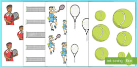 Wimbledon Tennis Read and Draw Worksheet - Twinkl