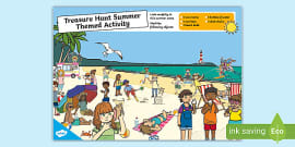 Ice Cream Scavenger Hunt - Treasure Hunt - Summer Activities