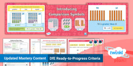 👉 Write the Comparison Symbols Activity Sheet - Twinkl